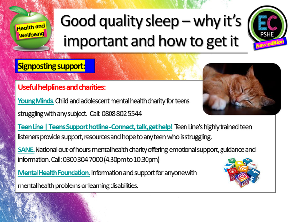 Sleep Importance and Sleep Hygiene PSHE Lesson – EC Publishing