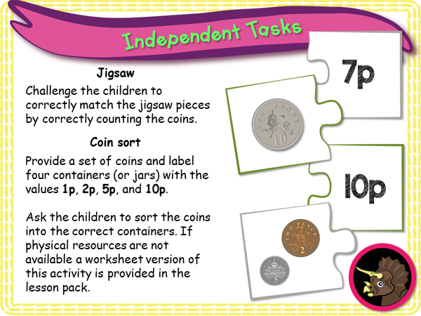 New! Money and Coins - EYFS/Reception – EC Publishing