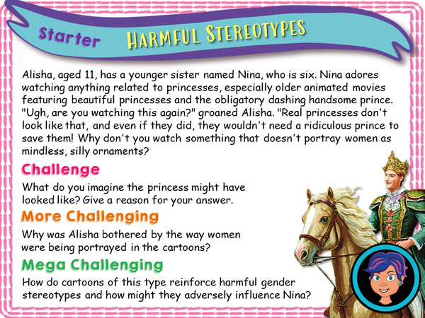 Harmful Influences and Gender Stereotypes - Year 6 – EC Publishing