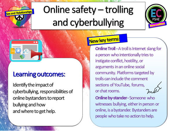 Cyber-bullying, Trolling and Online Safety – EC Publishing