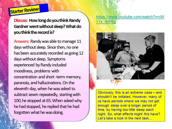 Sleep Importance and Sleep Hygiene PSHE Lesson – EC Publishing