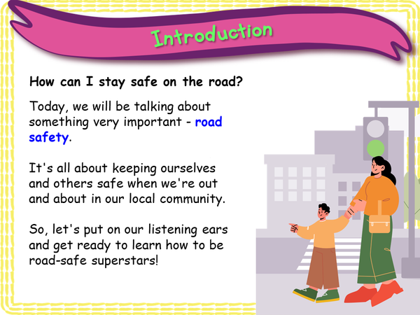 New! Being a Safe Pedestrian - EYFS/Reception – EC Publishing