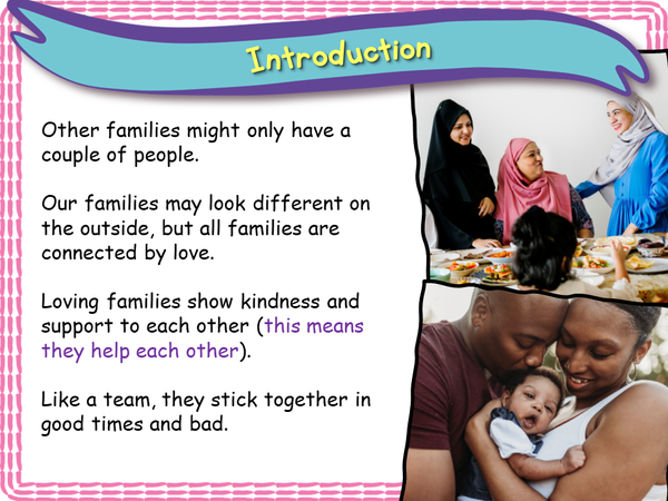 New! Family Diversity - EYFS/Reception – EC Publishing