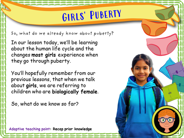 Girls' Puberty + Periods (Year 6) – EC Publishing