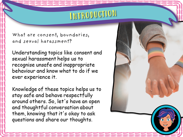 Sexual Harassment Introductory Lesson - Year 6 – EC Publishing