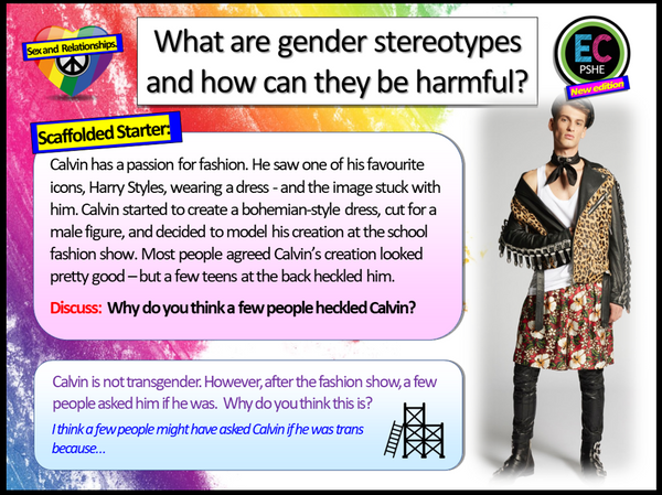 Gender Stereotypes and Society PSHE Lesson – EC Publishing