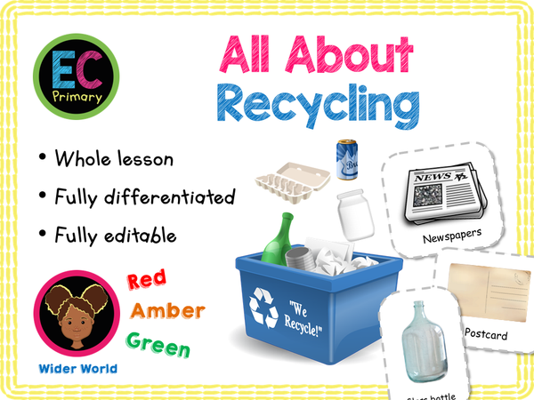 All About Recycling - KS1 - Year 1 – EC Publishing