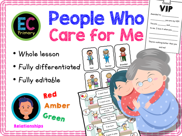 People who care for me KS1/Year 1 – EC Publishing