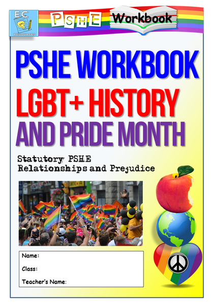 LGBT+ Pride Home Learning / PSHE Workbook – EC Publishing