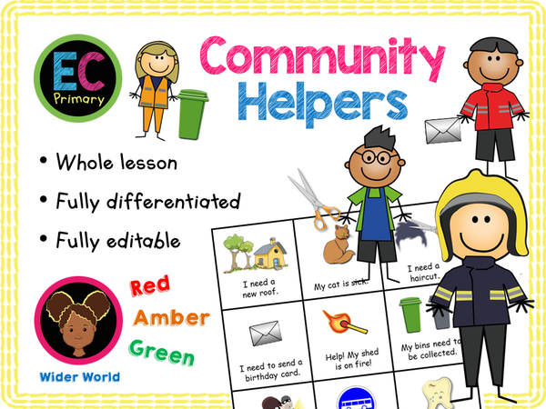 Community Helpers - KS1 - Year 1 – EC Publishing