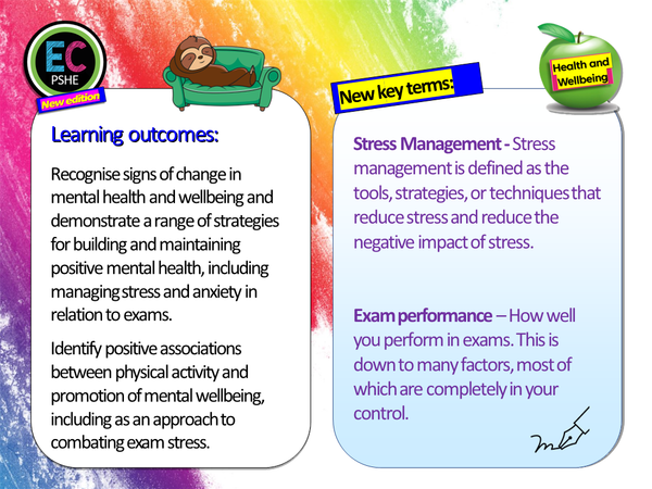 Stress and Exam Performance PSHE Lesson – EC Publishing