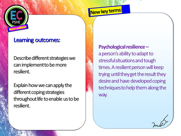Building Resilience PSHE Lesson – EC Publishing