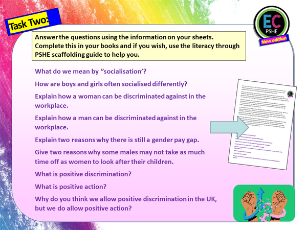 Sexism in Society PSHE Lesson – EC Publishing