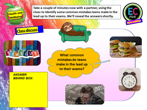 Stress and Exam Performance PSHE Lesson – EC Publishing