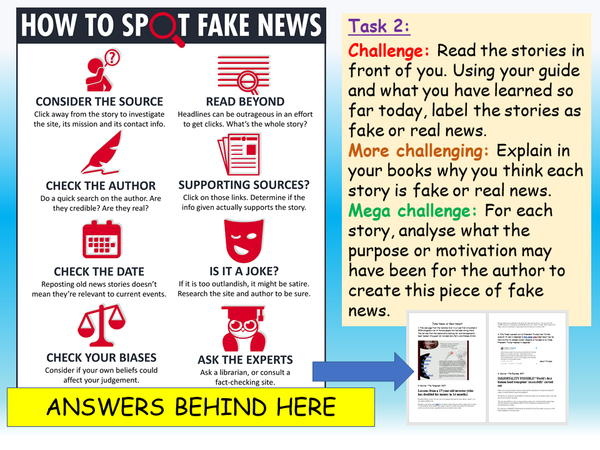 Fake News Lesson – EC Publishing