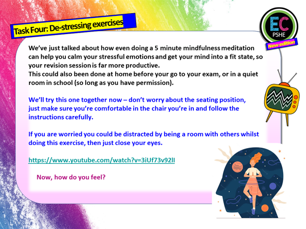 Stress and Exam Performance PSHE Lesson – EC Publishing