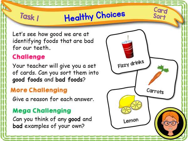 Looking After My Teeth - KS1/Year 2 – EC Publishing