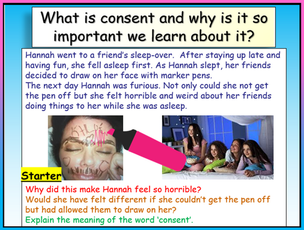 Consent Introduction PSHE – EC Publishing