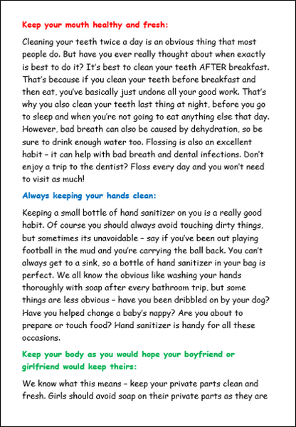 Personal Hygiene PSHE lesson – EC Publishing