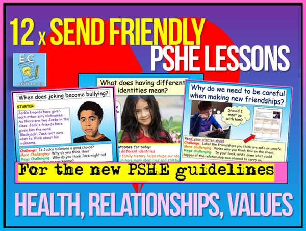 Year 7 KS3 SEND & Lower Ability PSHE Bundle – EC Publishing