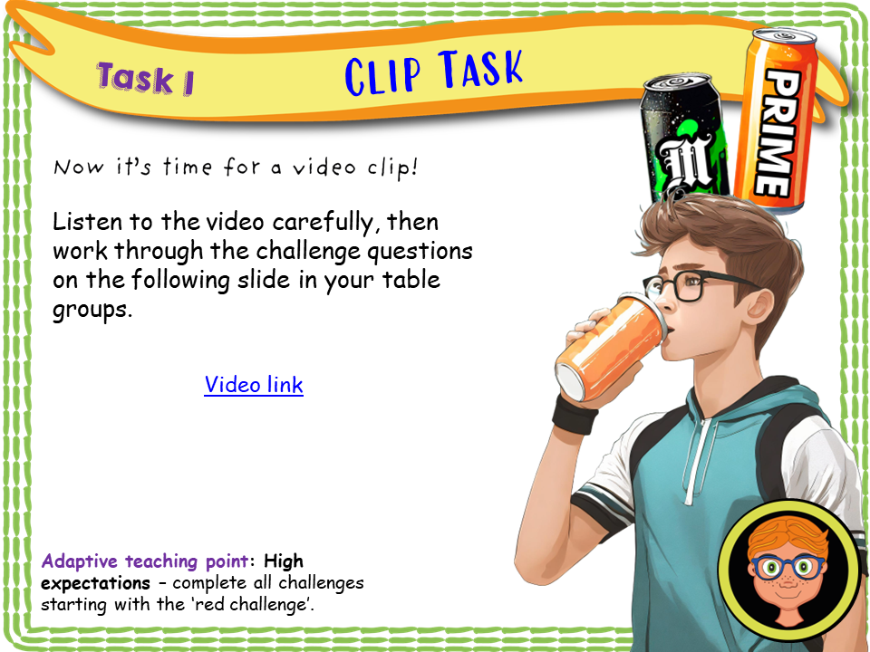 Year 6 - Energy Drinks and Caffeine – EC Publishing