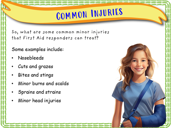 Year 6 - First Aid Part 4 - Common Injuries – EC Publishing