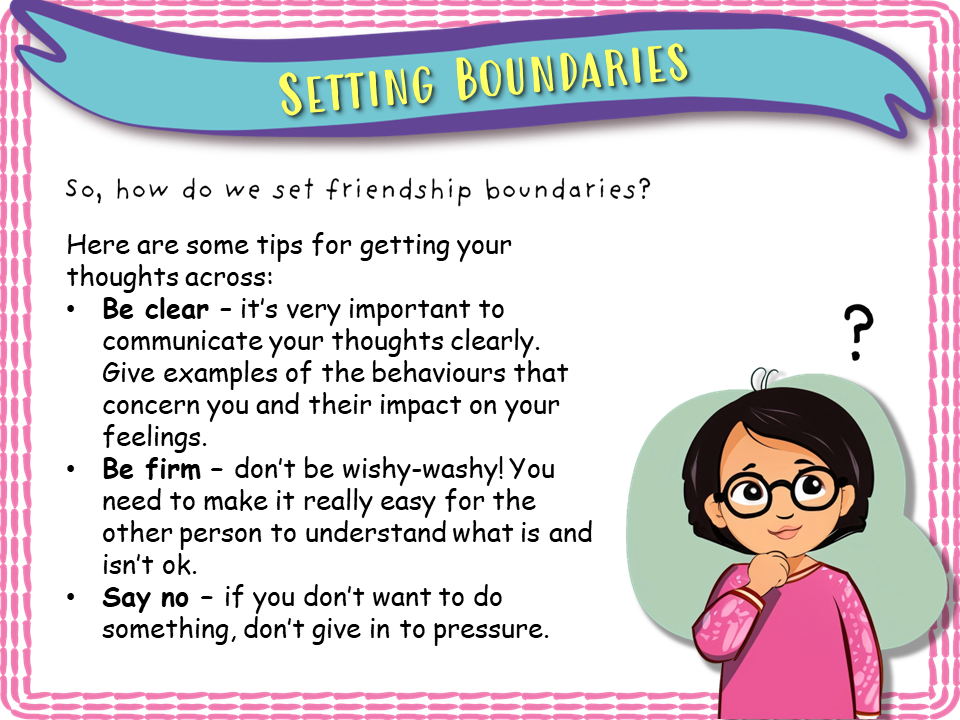 Friendship boundaries – EC Publishing