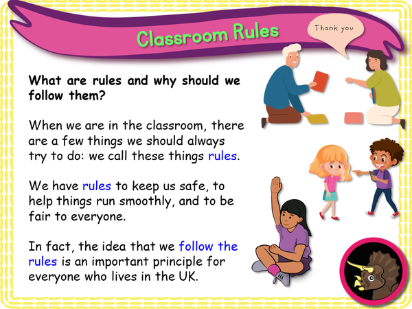 New! Classroom Rules - EYFS/Reception – EC Publishing