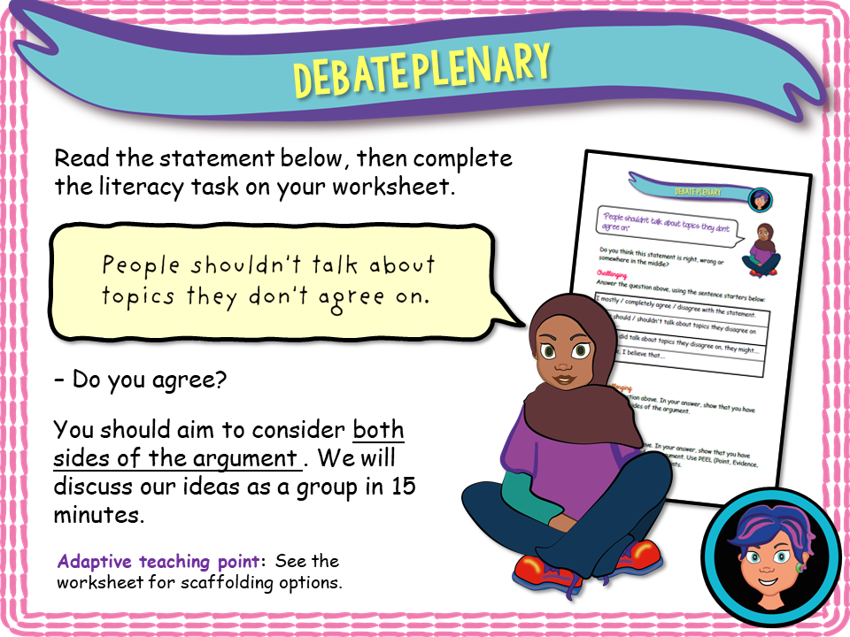 Disagreeing Respectfully - Conflict Management PSHE – EC Publishing