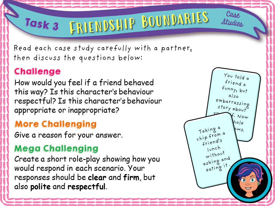 Friendship boundaries – EC Publishing
