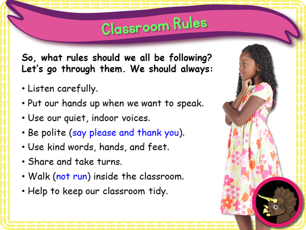 New! Classroom Rules - EYFS/Reception – EC Publishing