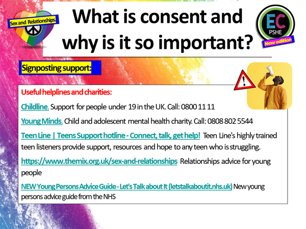 Consent Introduction PSHE – EC Publishing