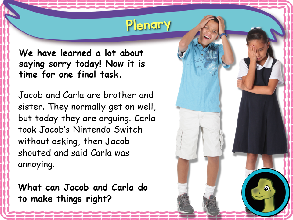 New! Apologising and Saying I'm Sorry - EYFS/Reception – EC Publishing