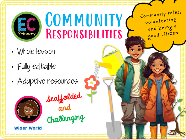 Year 3 Unit 7 - Responsible Citizens (Wider World) – EC Publishing