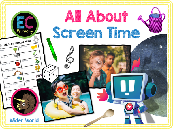New! Sensible amounts of screen time - EYFS/Reception – EC Publishing