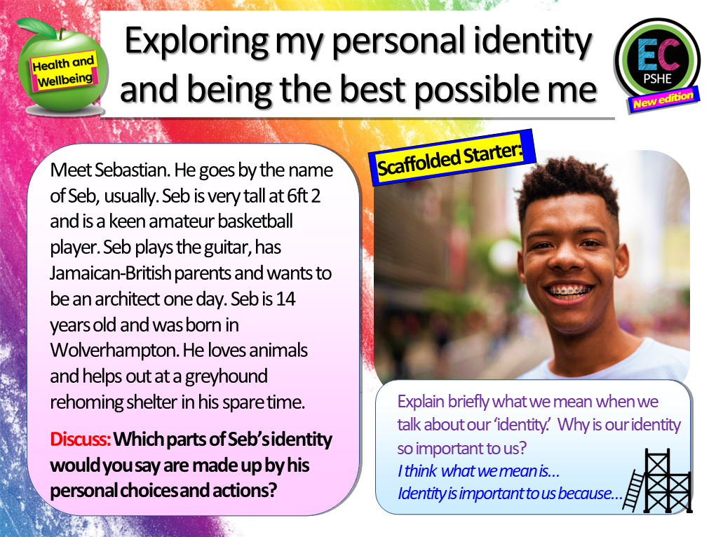 Exploring my identity PSHE Lesson (2 hours) – EC Publishing
