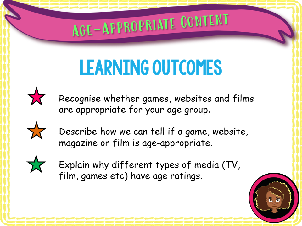 Age-appropriate content - age ratings – EC Publishing