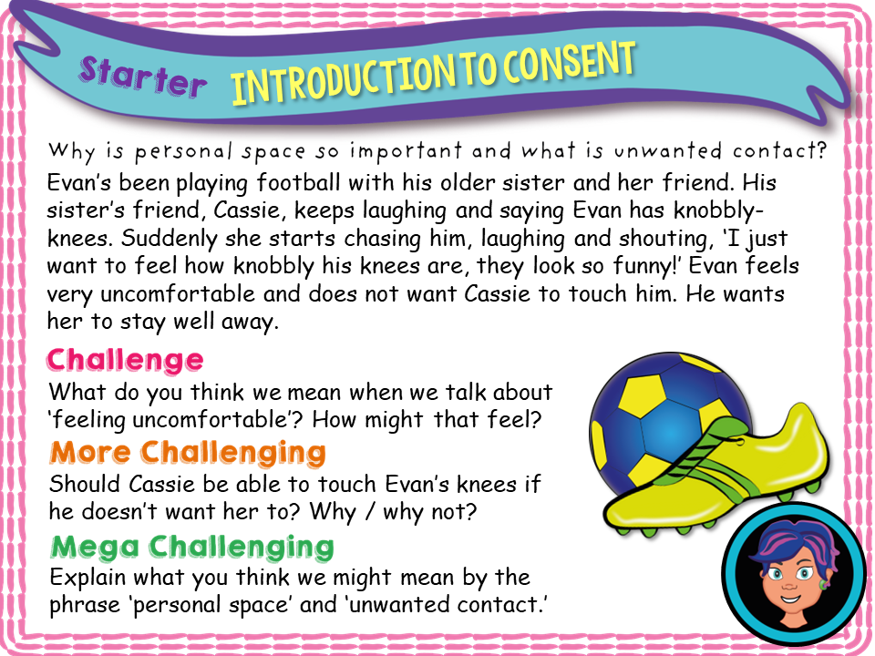 Consent - Unwanted/Inappropriate Contact and Personal Space – EC Publishing