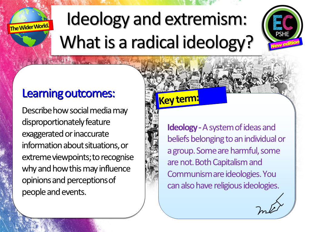 Extremism Radicalisation Ideology - Online PSHE Lesson – EC Publishing