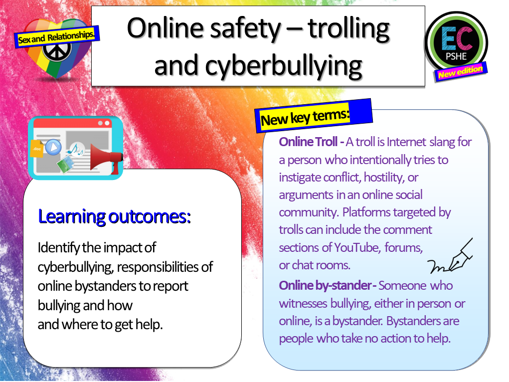 Cyber-bullying, Trolling and Online Safety – EC Publishing