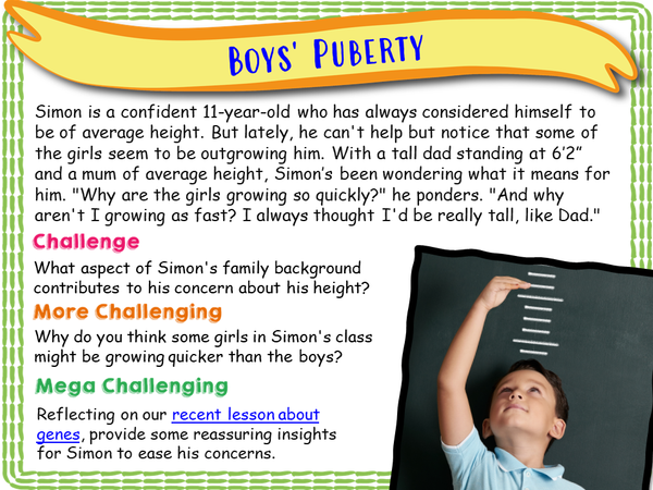Boys Puberty What Changes Can We Expect Year 6 Ec Publishing