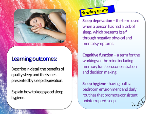 Sleep Importance and Sleep Hygiene PSHE Lesson – EC Publishing