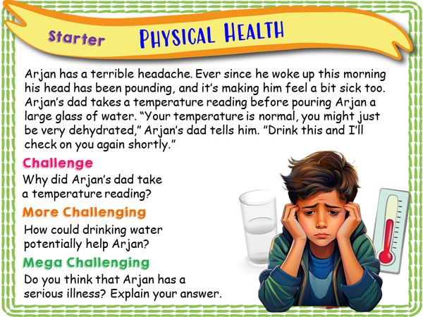 Year 5 - Physical Health and Symptoms of Illnesses – EC Publishing