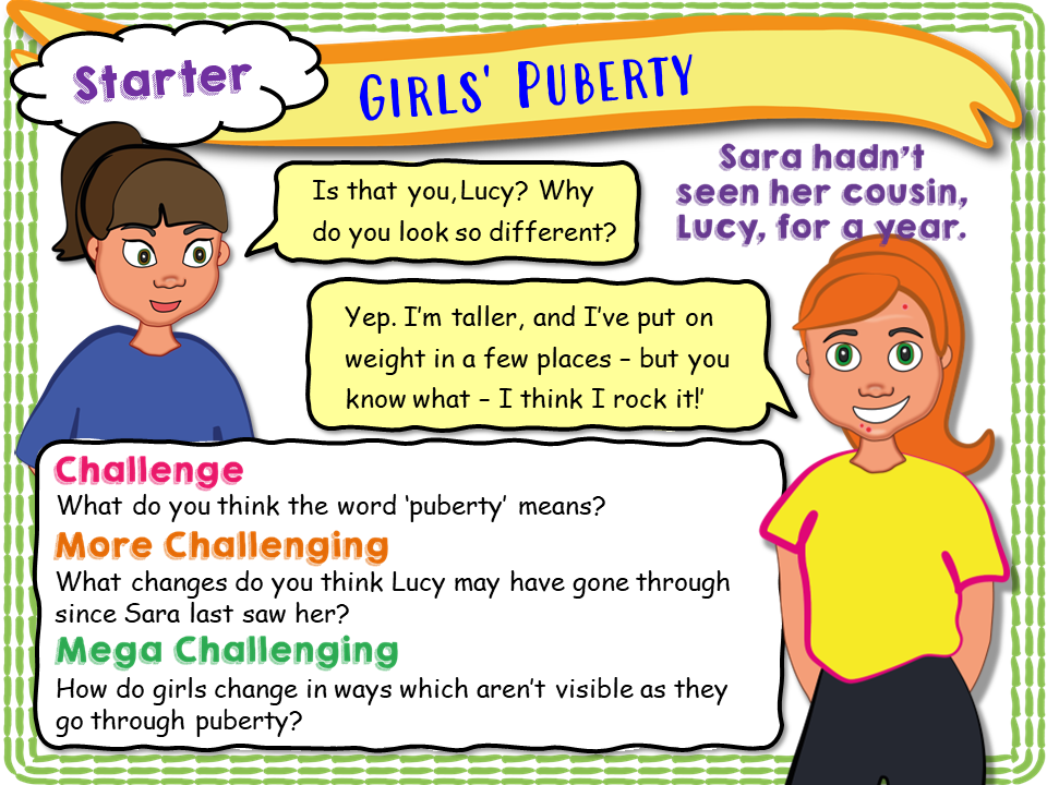 Year 5 - Girls' Puberty PSHE Lesson – EC Publishing