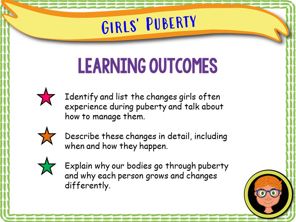 Girls' Puberty PSHE Lesson (Year 5) – EC Publishing