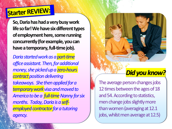 Different types of employment and the changing labour market - Careers ...
