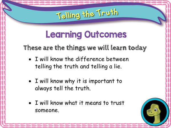 New! Telling the Truth - EYFS/Reception – EC Publishing