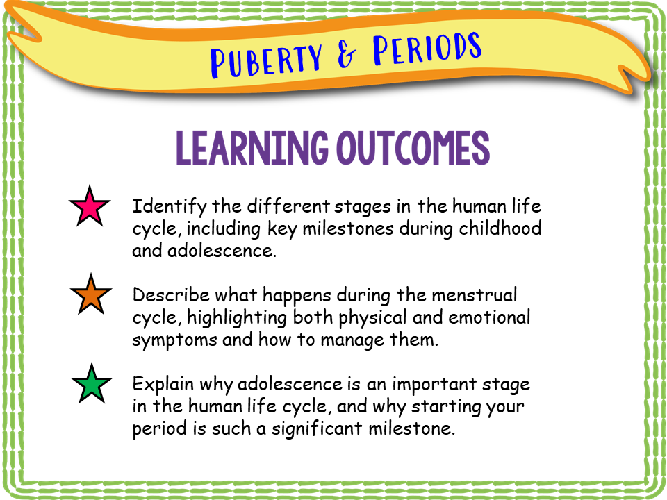 Girls' Puberty + Periods (Year 6) – EC Publishing