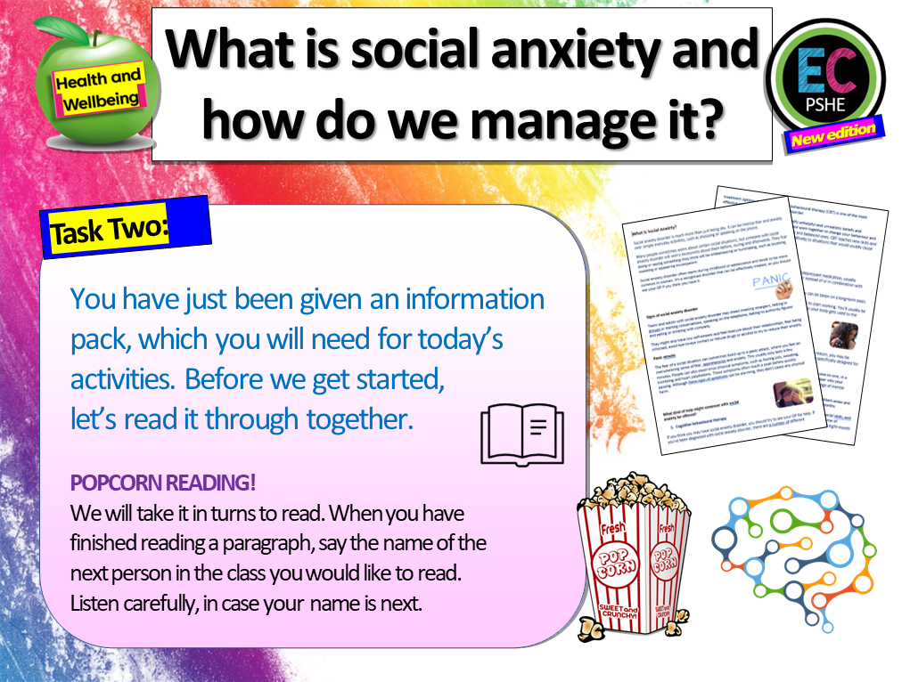 Social Anxiety Mental Health PSHE Lesson – EC Publishing