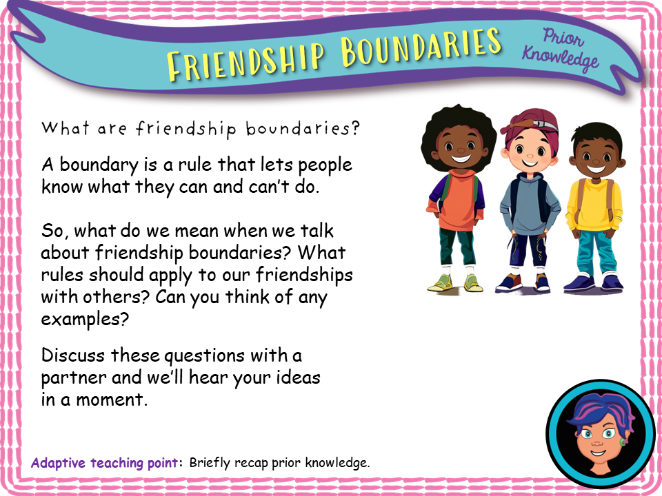 Friendship boundaries – EC Publishing